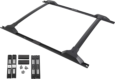 Amazon.com: ECOTRIC Factory Style Aluminum Roof Rack Cross Bars & Side ...