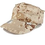 Amazon.com: USMC and NAVY Adjustable Military Patrol Cap 8 Point Cover ...