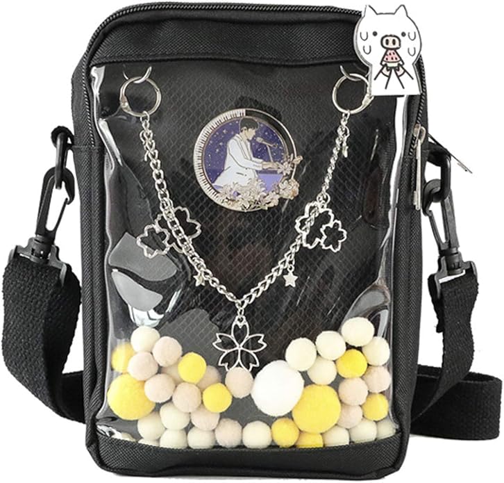 Ita Bag Small Clear Crossbody Bag Mini DIY Transparent Shoulder ...