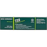 Amazon.com: Dow Corning 3140717 732 White Multi-Purpose Sealant, -60 to 180 Degree C, 90 mL by ...