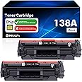 Amazon.com: 138A Black Laserjet Toner Cartridge (with Chip) 2-Pack 138X ...
