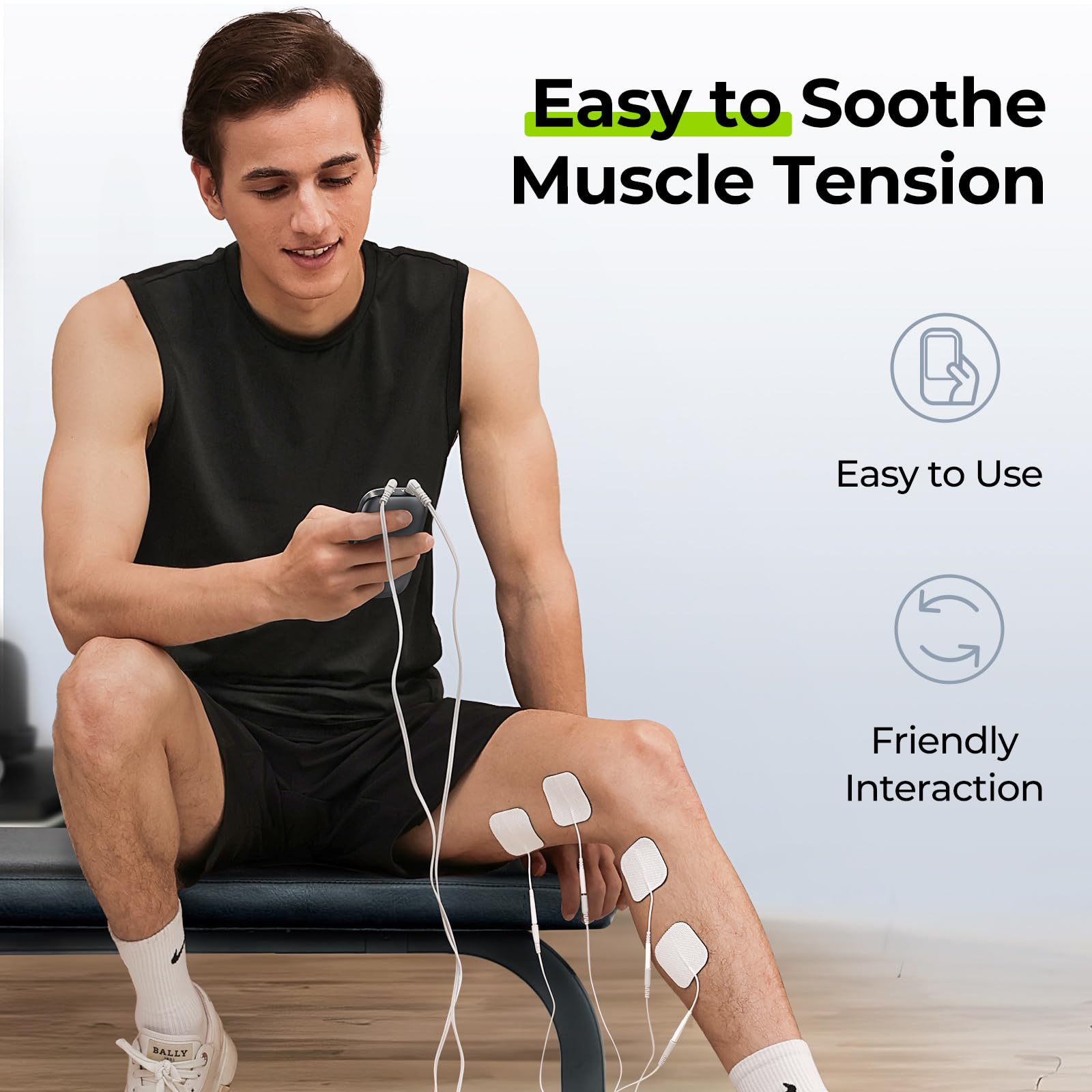 Mua AUVON 3-in-1 TENS Unit Muscle Stimulator, EMS Massage Machine with ...