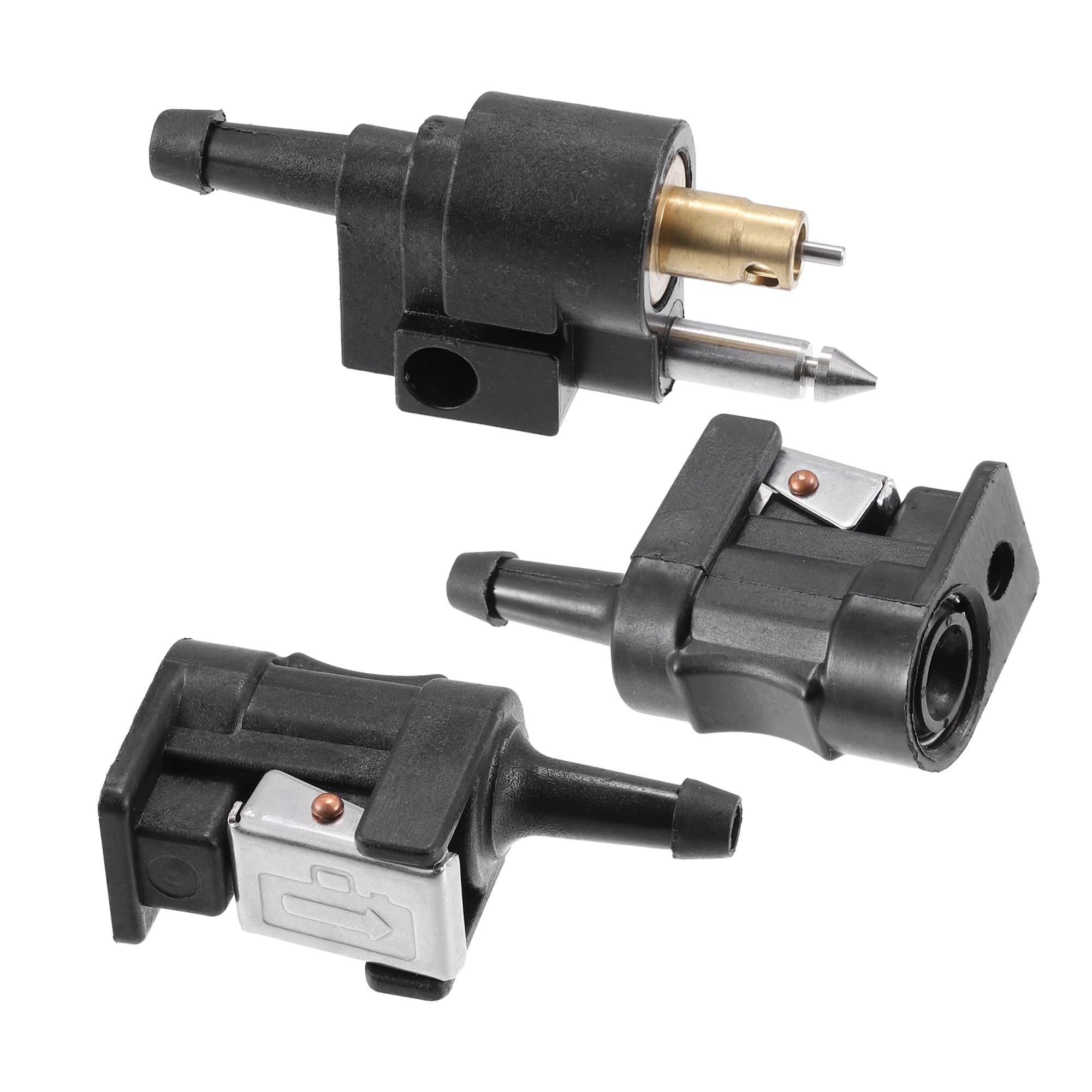 X AUTOHAUX 3pcs Marine Boat Engine Fuel Line Connector Fittings 6mm ...