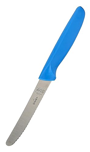 Meat Red Kitchen Knife - 4.5" Steak and Vegetable Knife - Razor Sharp ...