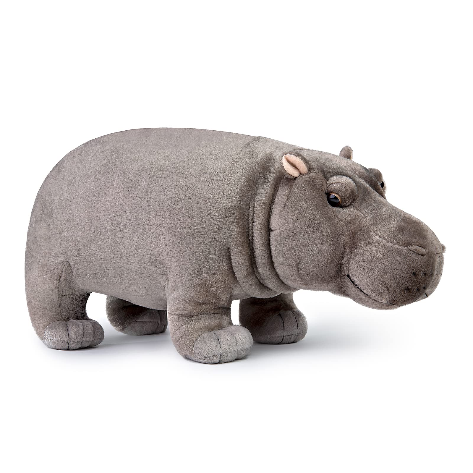 Mua Realistic Hippo Plush Toy - Simulation Standing 14” Hippopotamus ...