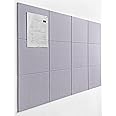 Amazon.com: Large Cork Board Alternative - 47"x35" 12 Pack Felt Wall Tiles with Safe Removable ...