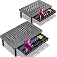 Amazon.com: WALI Monitor Stand Riser with Drawer, Computer Desktop ...