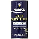 Amazon.com : Morton Salt Substitute, Sodium Free, 3.12 Ounce ...