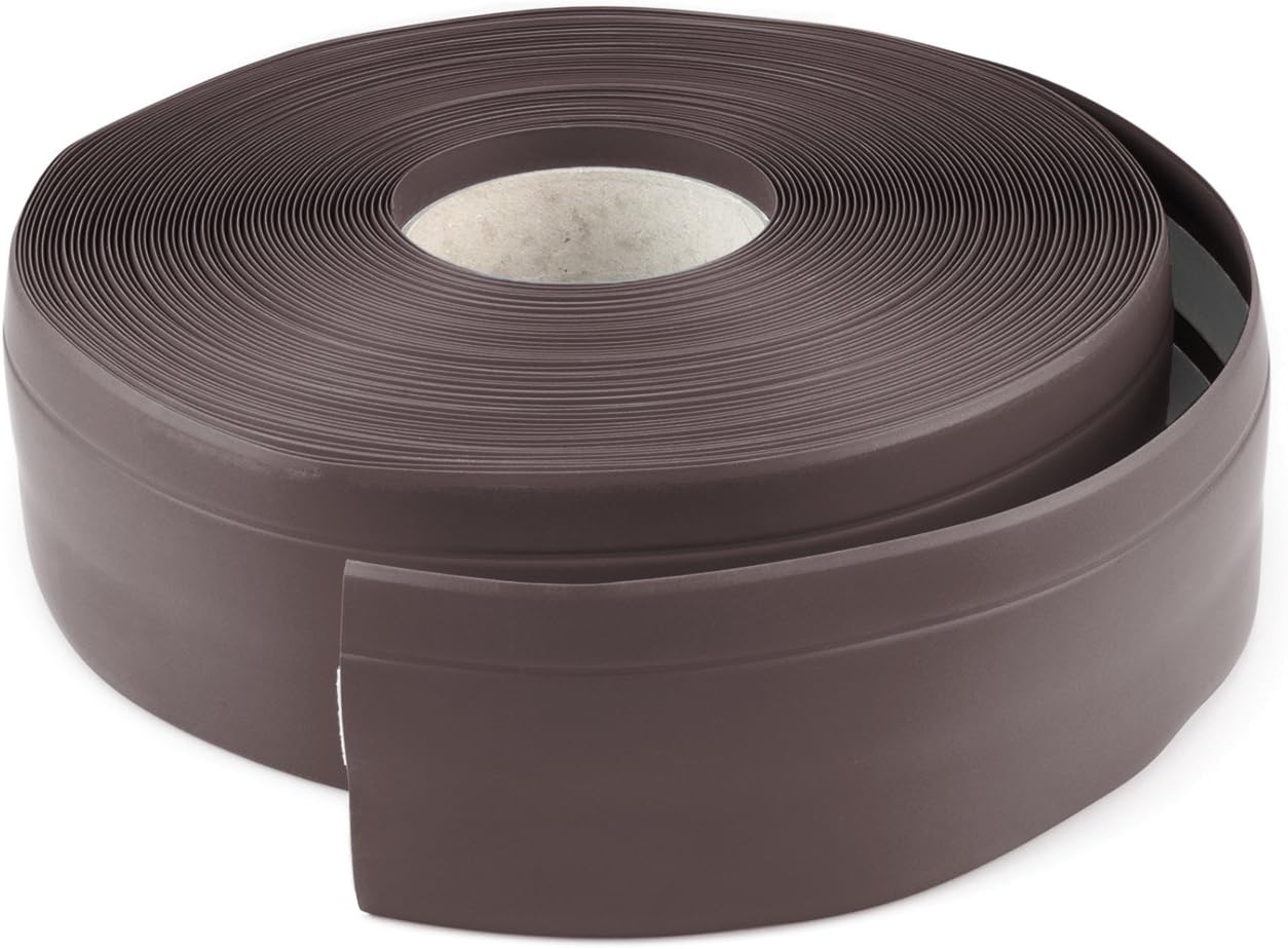 20m Flexible PVC skirting 50×15 mm – Colour: Black – Easy Montage ...