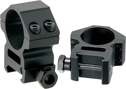 UTG AccuShot Premium 1-Inch Weaver Style See-Thru, Gun Scope Mounts ...