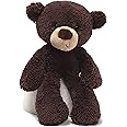Amazon.com: GUND Fuzzy Teddy Bear Stuffed Animal Plush, Chocolate Brown ...