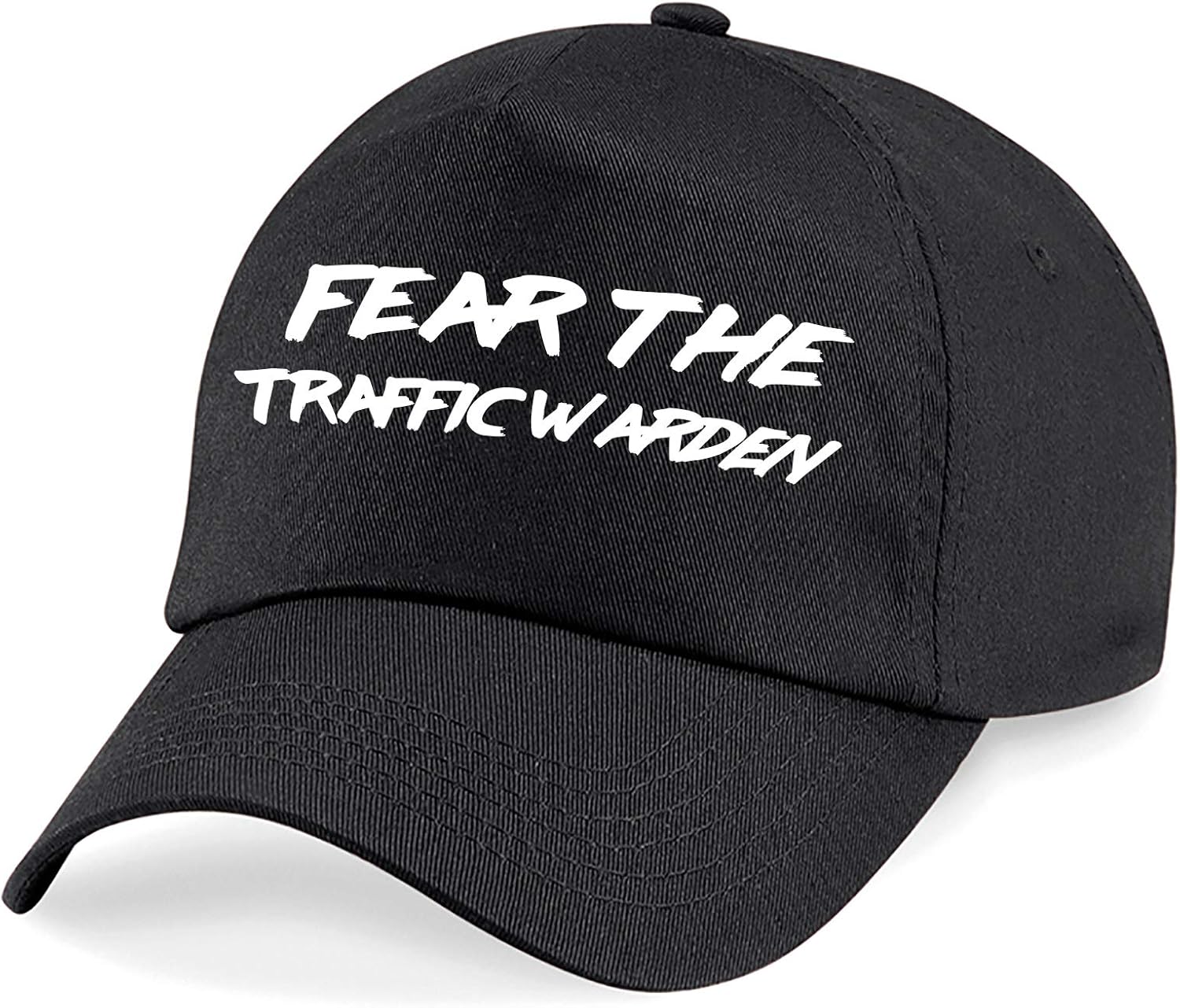 Fear The Traffic Warden Baseball Cap Gift Black: Amazon.co.uk: Clothing
