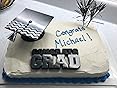 DecoPac Congrats Grad with Black Cap Graduation Cake Kit: Amazon.com ...