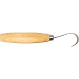 Amazon.com : Morakniv Wood Carving 163 Hook Knife with Carbon Steel ...