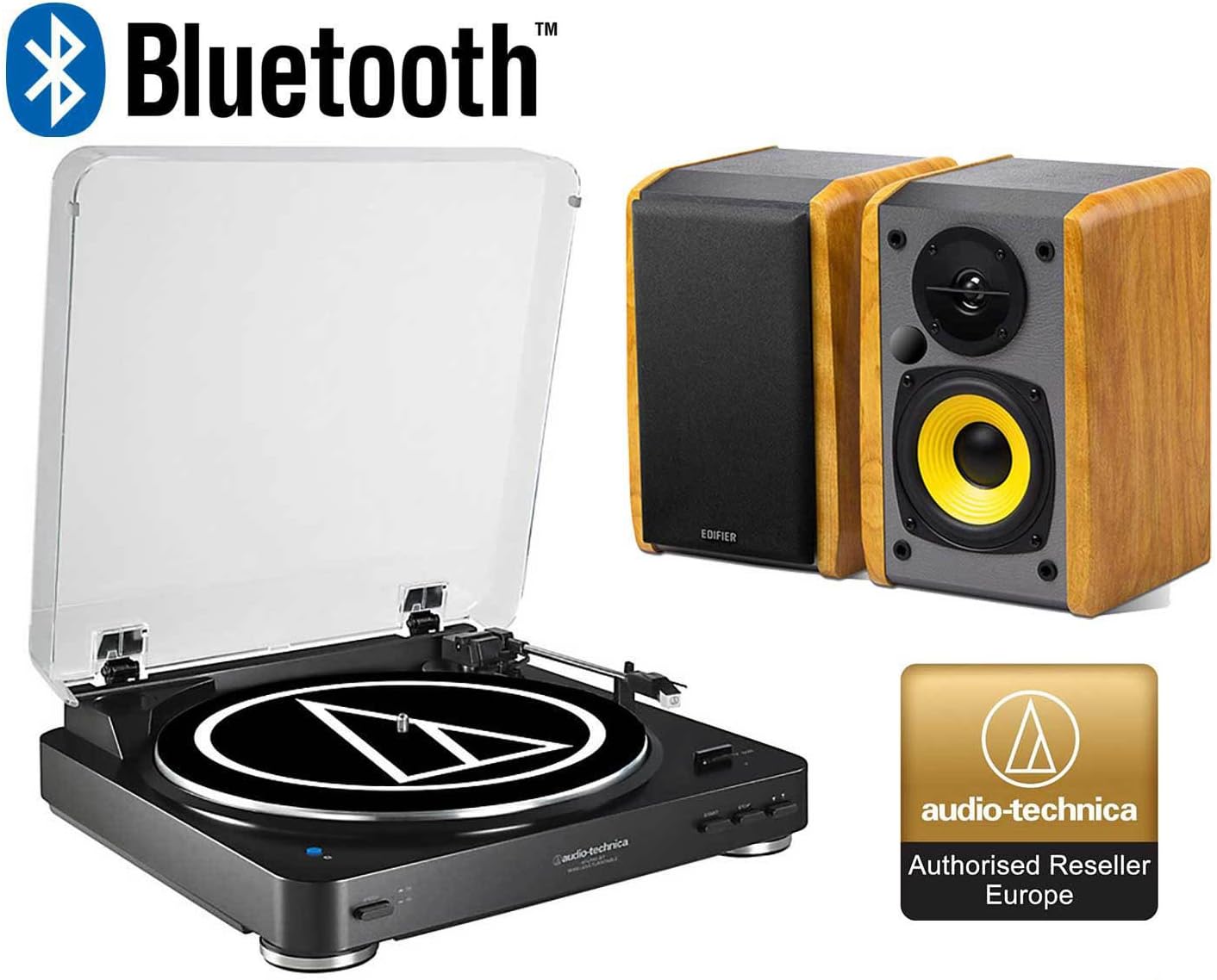 Audio-Technica AT-LP60 BT Bluetooth Transmit Turntable: Amazon.co.uk ...