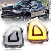 Amazon.com: LED Side Mirror Turn Signal Lights Replacement for 2021-2023 Ram 1500 2019-2022 RAM ...