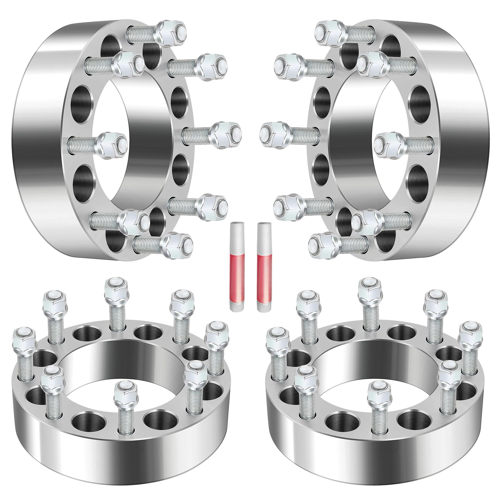 GDSMOTU 8x6.5to 8x180 Wheel Spacers for Chevrolet for Silverado 2500 HD ...