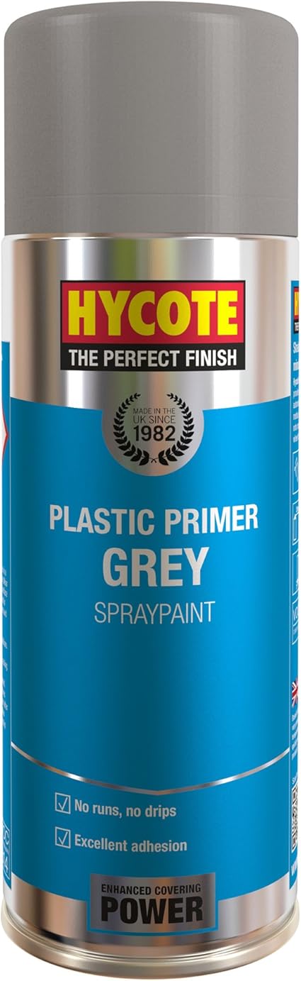 Hycote Grey Plastic Primer, 400ml: Amazon.co.uk: Car & Motorbike