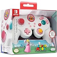 Amazon.com: PDP Gaming Super Mario Bros Princess Peach GameCube Wired ...