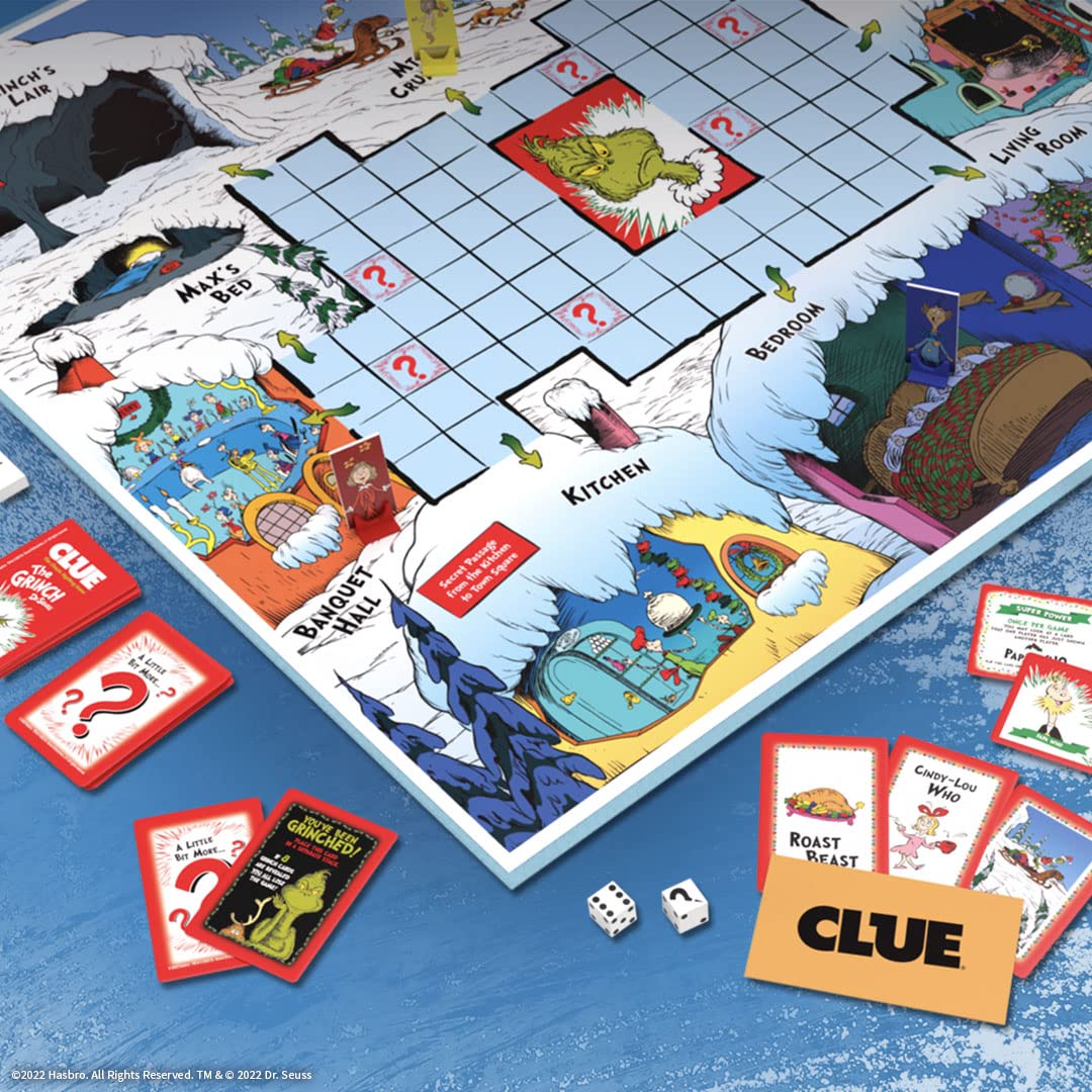 Mua CLUE: The Grinch, Classic Mystery Board Game, Solve The Holiday ...