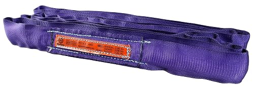 Power Lift PL1x35' Purple Polyester Round Sling (2,600 lb. Vertical ...
