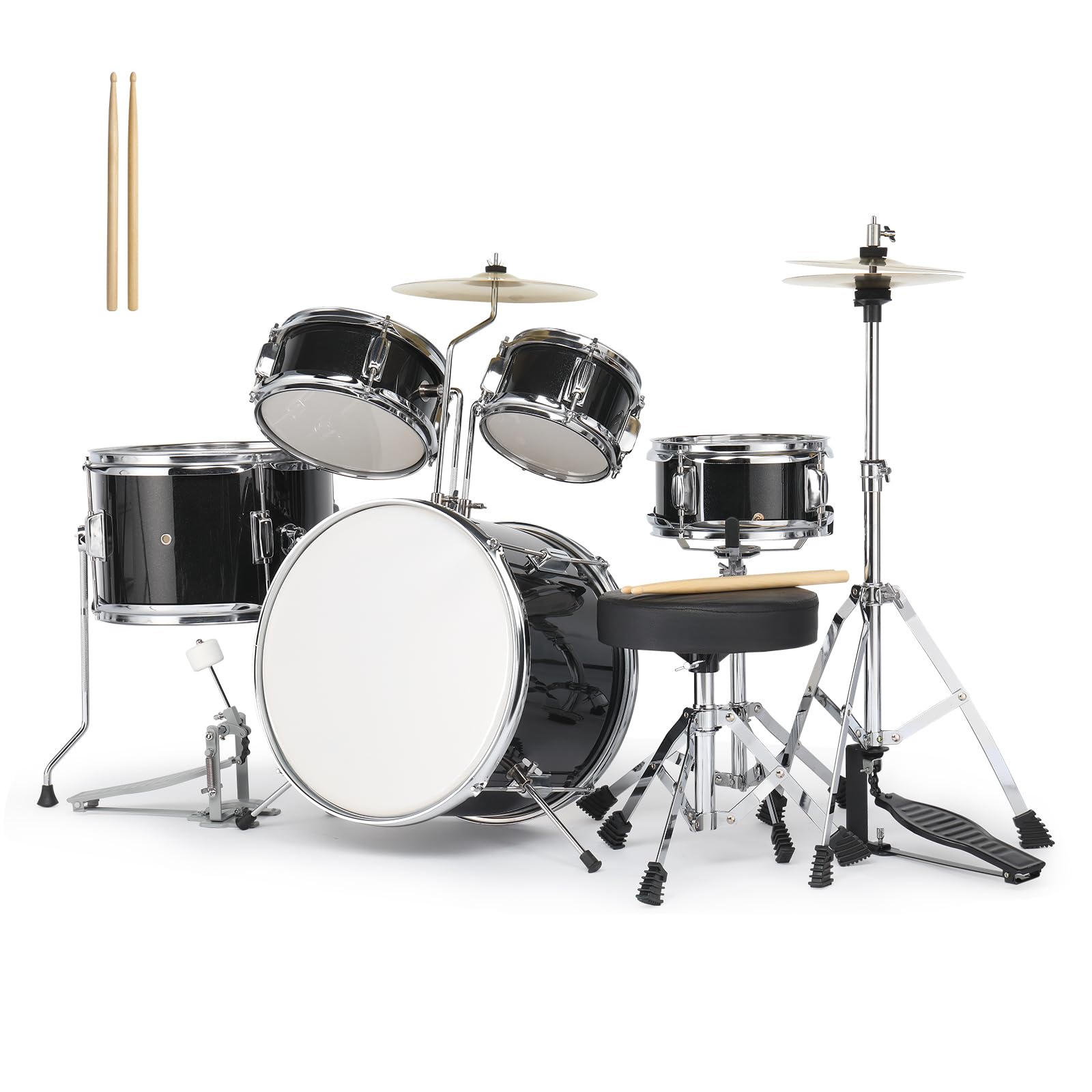 Mua 5-Piece Complete Junior Drums Set, Beginners Kids Drum Kit with ...