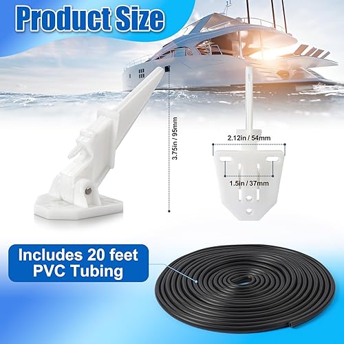 Speedometer Tube BIBABLYKE Marine Speedometer Pitot Kit, 20Ft Tubing ...