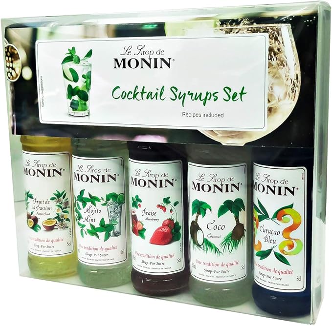 Le Sirop De Monin Cocktail Syrups Set: Amazon.co.uk: Grocery