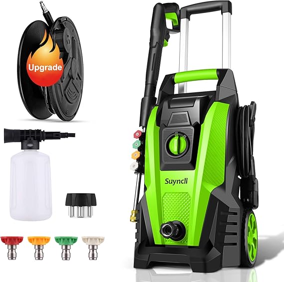 Amazon.com : Power Washer, Suyncll Pressure Washer 3800 Max PSI 2000W Electric Portable High ...