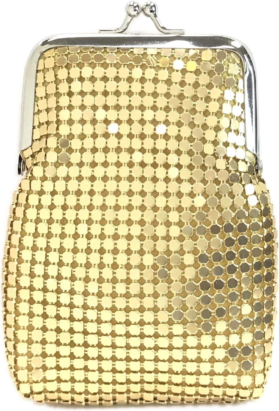 Amazon.com: Eclipse Gold Luxury Mesh Sequin Cigarette Case Pouch, Coin ...