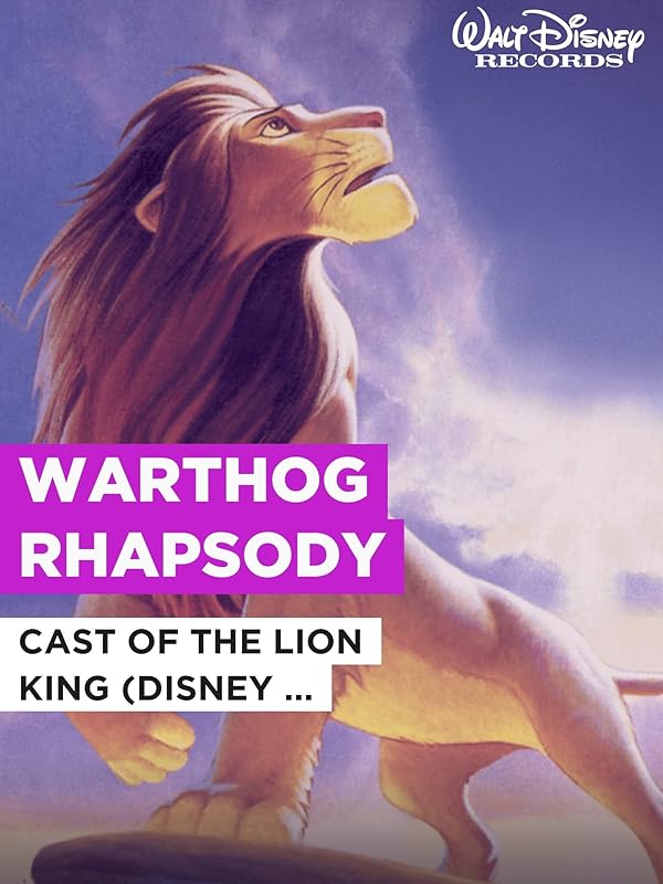 Amazon.com: Warthog Rhapsody : Cast of The Lion King (Disney Original ...