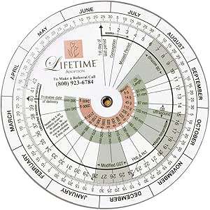 Pregnancy Wheel: Due Date Calculator for Pregnant Patients. Designed ...