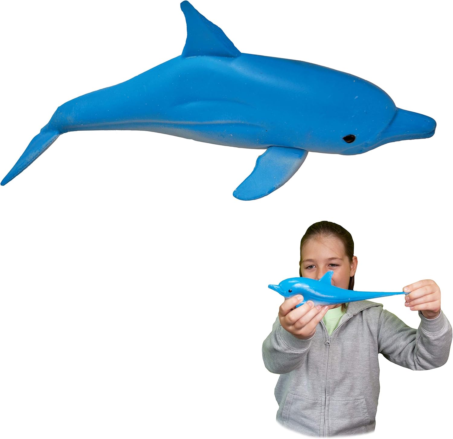 Rep Pals – Dolphin, Stretchy Toy from Deluxebase. Super stretchy animal ...