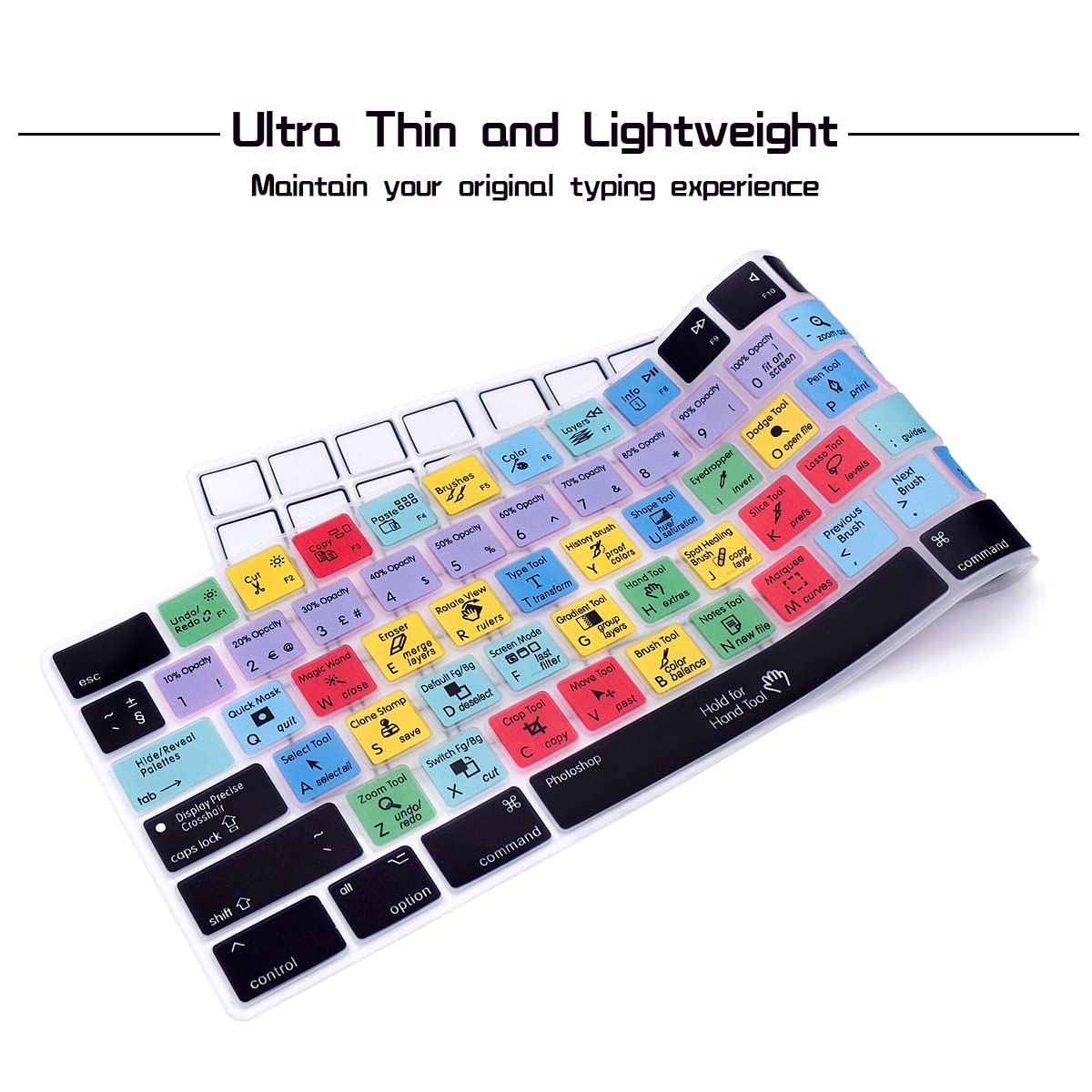 Mua HRH Photoshop Shortcut Hotkey Silicone Keyboard Cover Keypad Skin ...