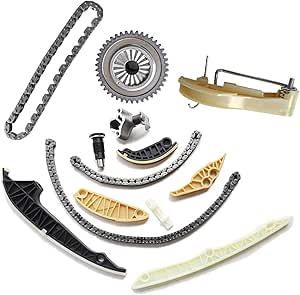 Amazon.com: Bicos 06K109467 06H109469AD Engine Timing Chain Kit ...