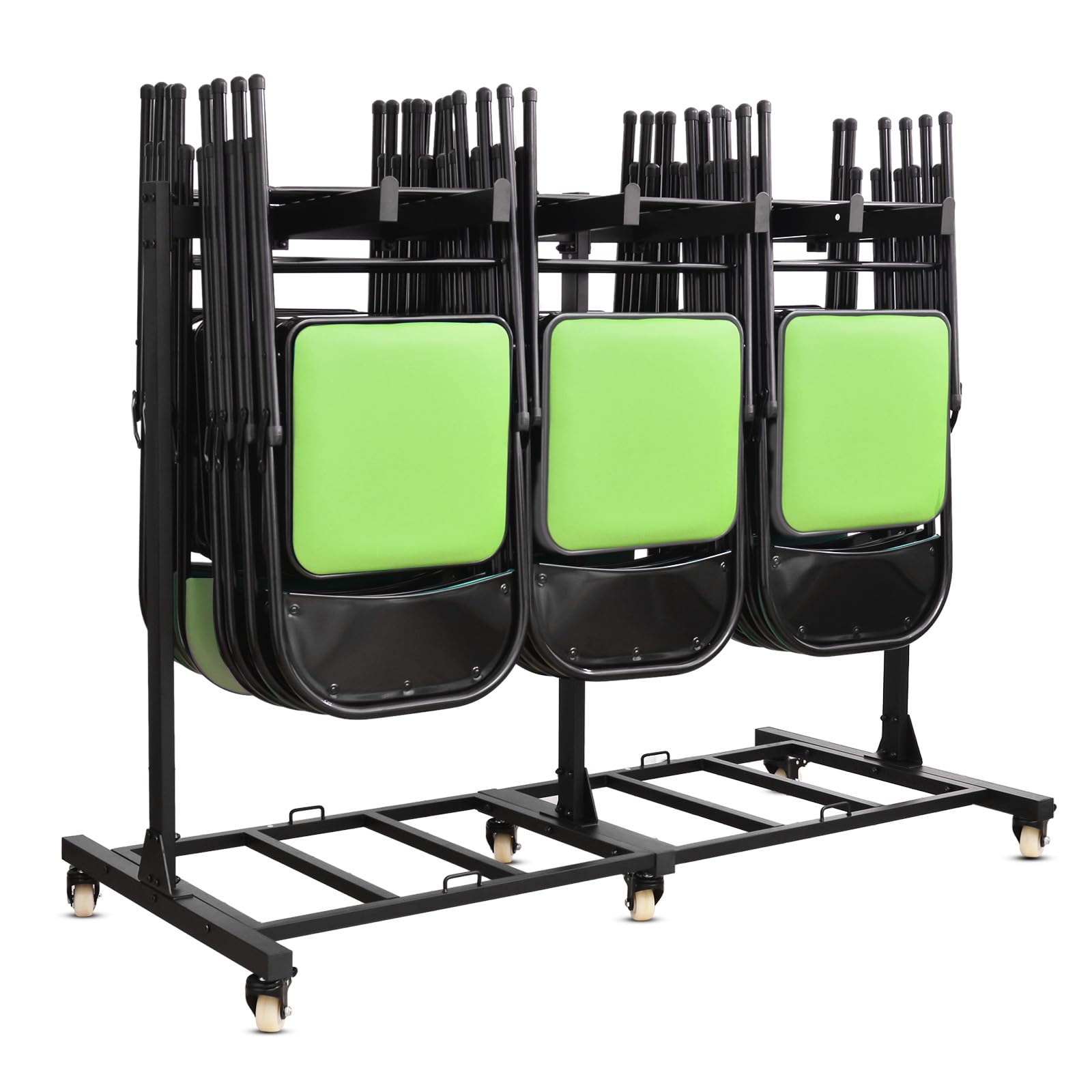 Graplans Folding Chair Rack Folding Chair Cart Folding Chair Storage ...