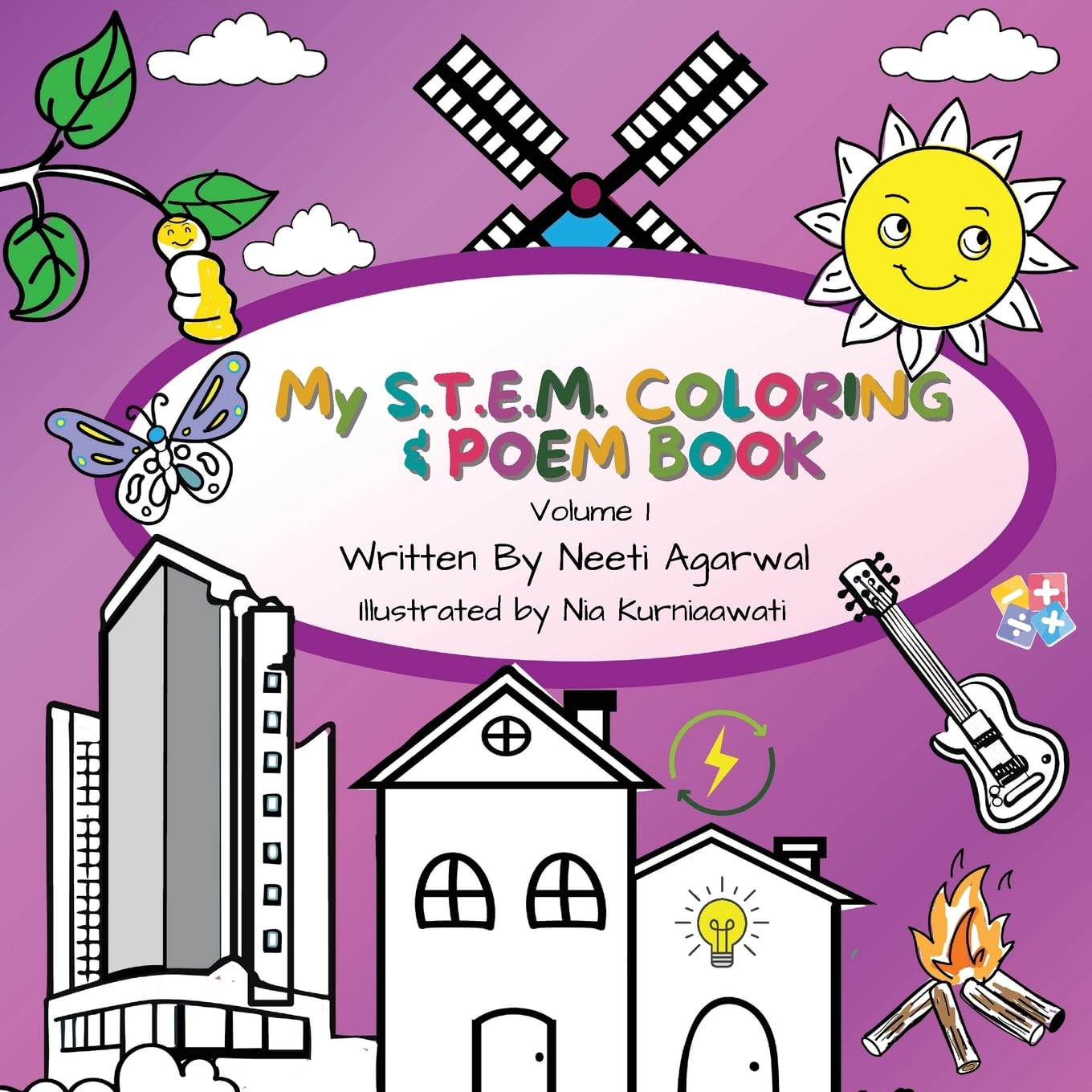 Mua My S.T.E.M. Coloring & Poem Book : Fun STEM (Science, Technology ...