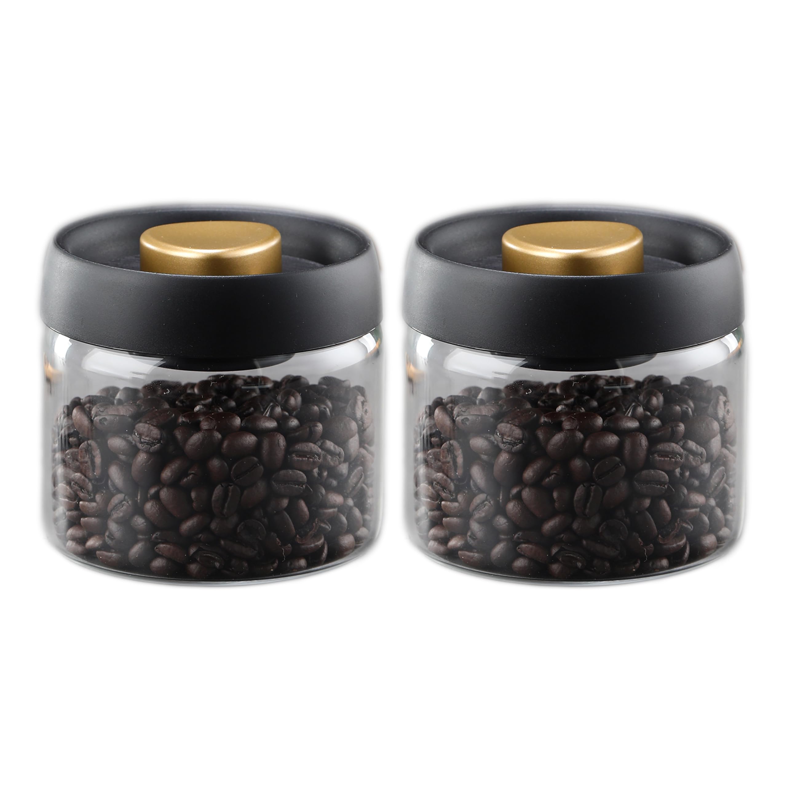 LOEZ Coffee Bean Storage Container Airtight, Lid Sealed with Press-Down ...