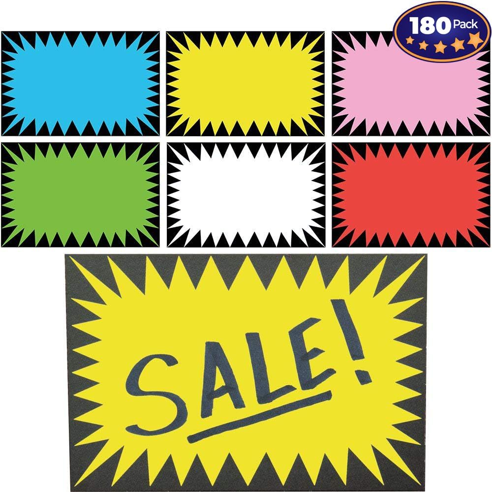 Amazon.com : Retail Genius Price Burst 180 Sign Pack. Boost Sales with ...