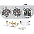 Amazon.com: Automotive Gauge Set, 2in Triple Gauge Set 3 In 1 Water ...