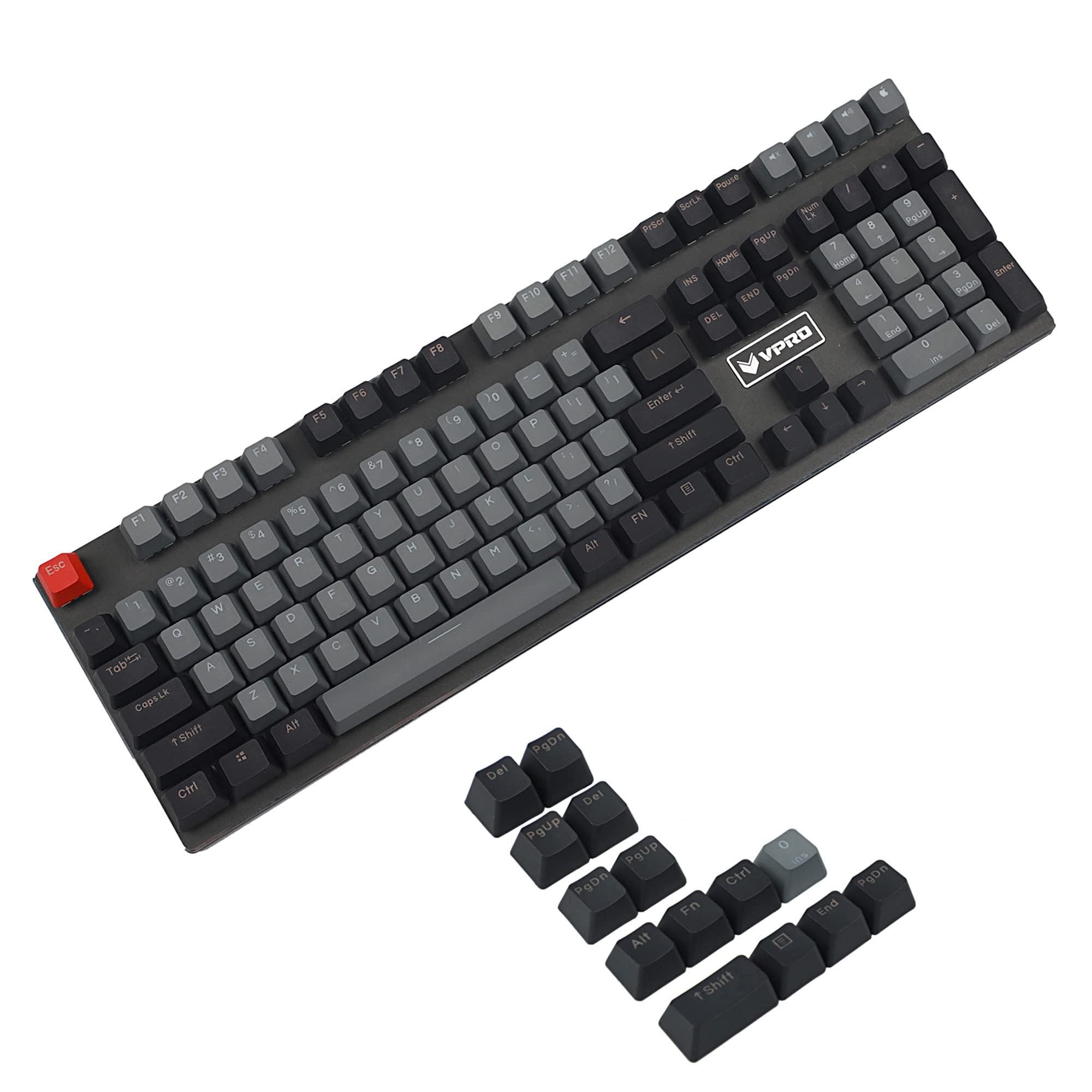 Mua YMDK Double Shot 122 Dyed PBT Shine Through OEM Profile Keycap ...