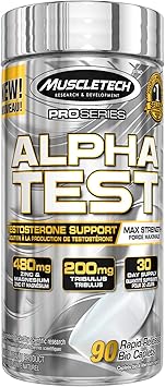 MuscleTech AlphaTest ATP & Testosterone Booster for Men, Boost Free ...