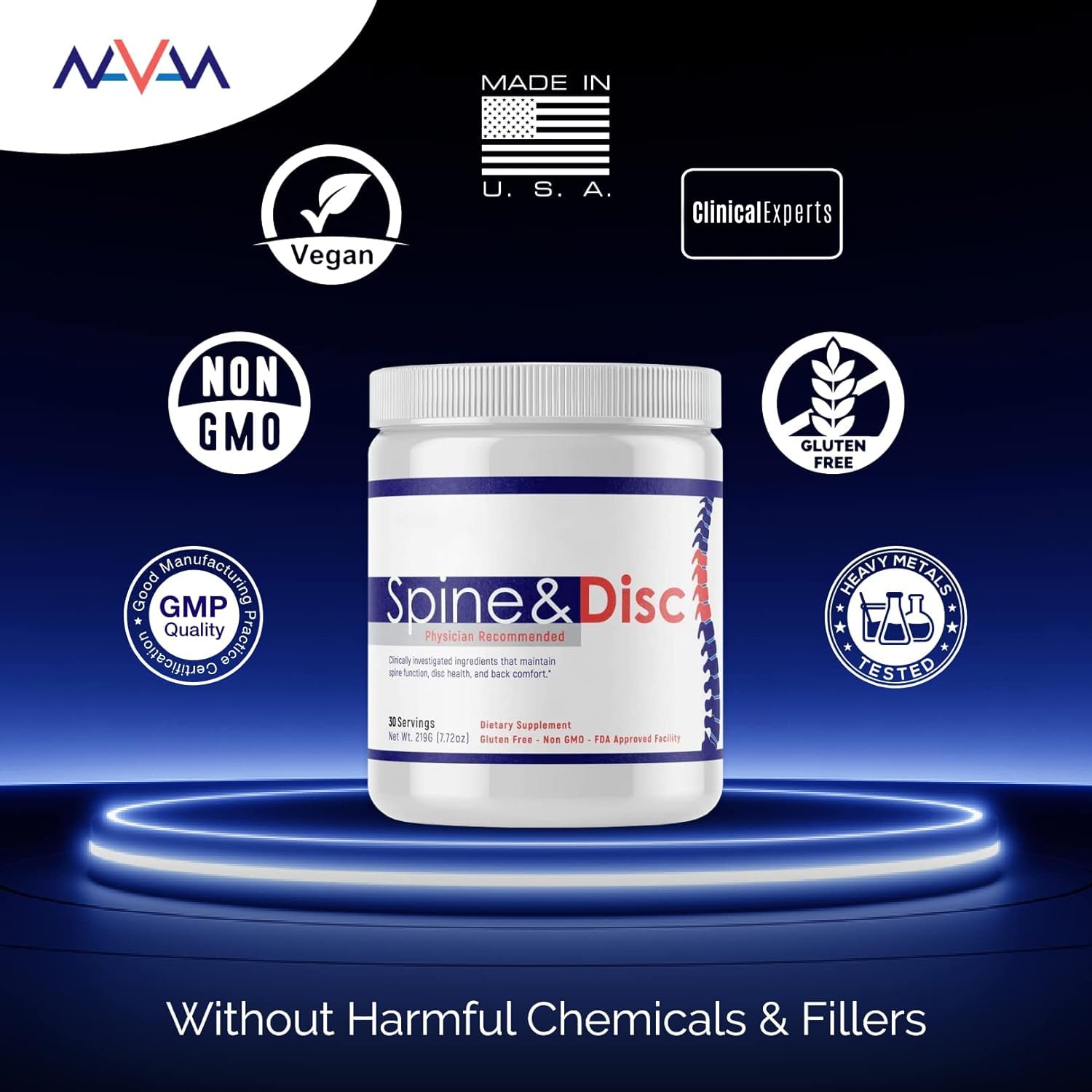 Mua Navan Spine and Disc Osteo Bone Strength & Density Supplement ...