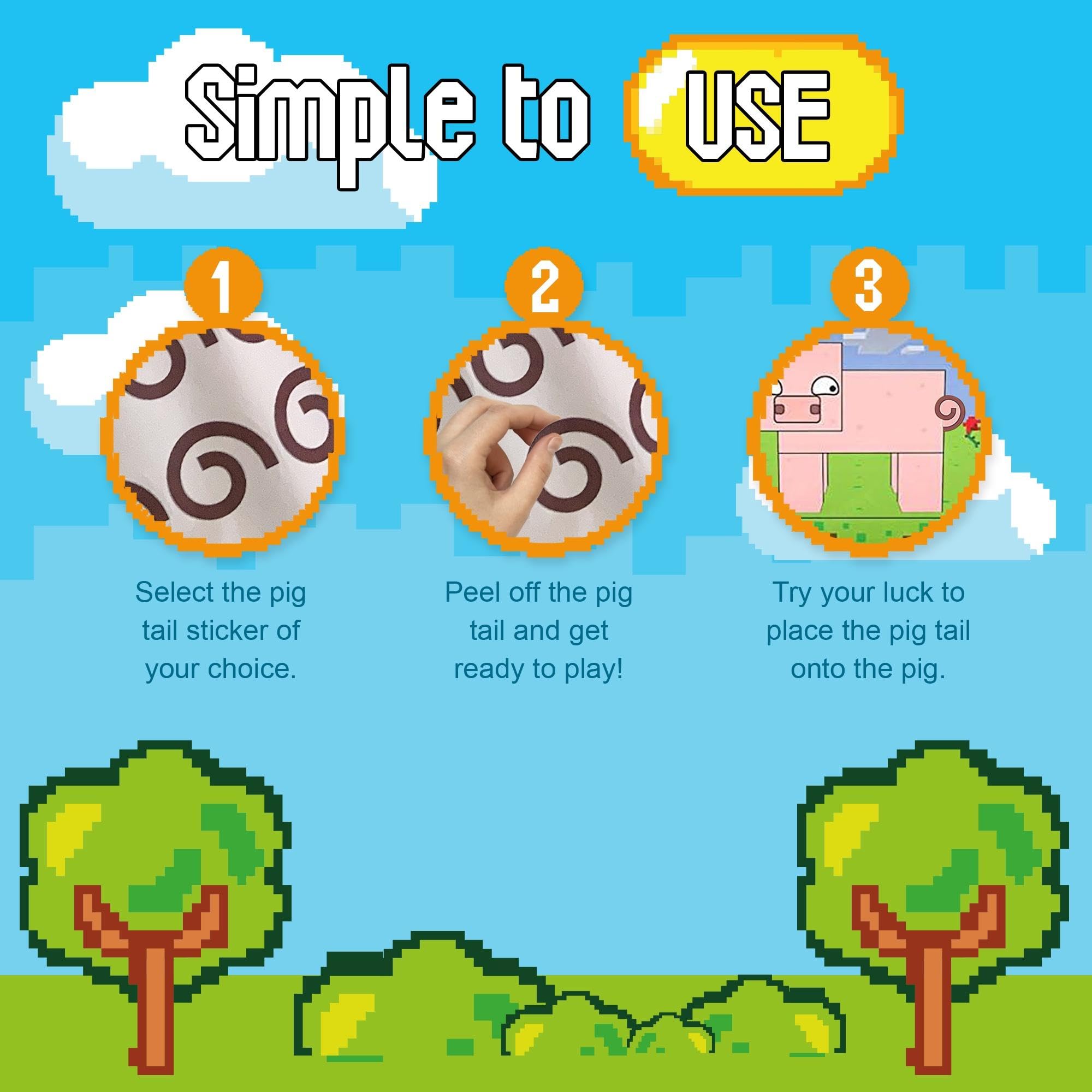 Mua Silly Goose Gifts Pin The Tail On The Pig - Fun Kids Birthday Party ...