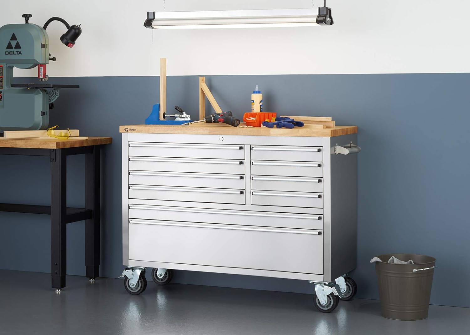 TRINITY 48" Stainless Steel Workbench: Amazon.ca: Tools & Home Improvement