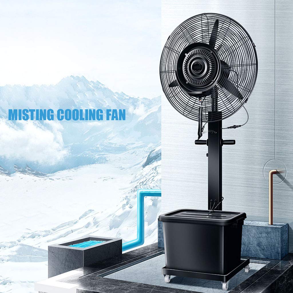 Floor Misting Fan High Power Industrial Oscillating Spray ...