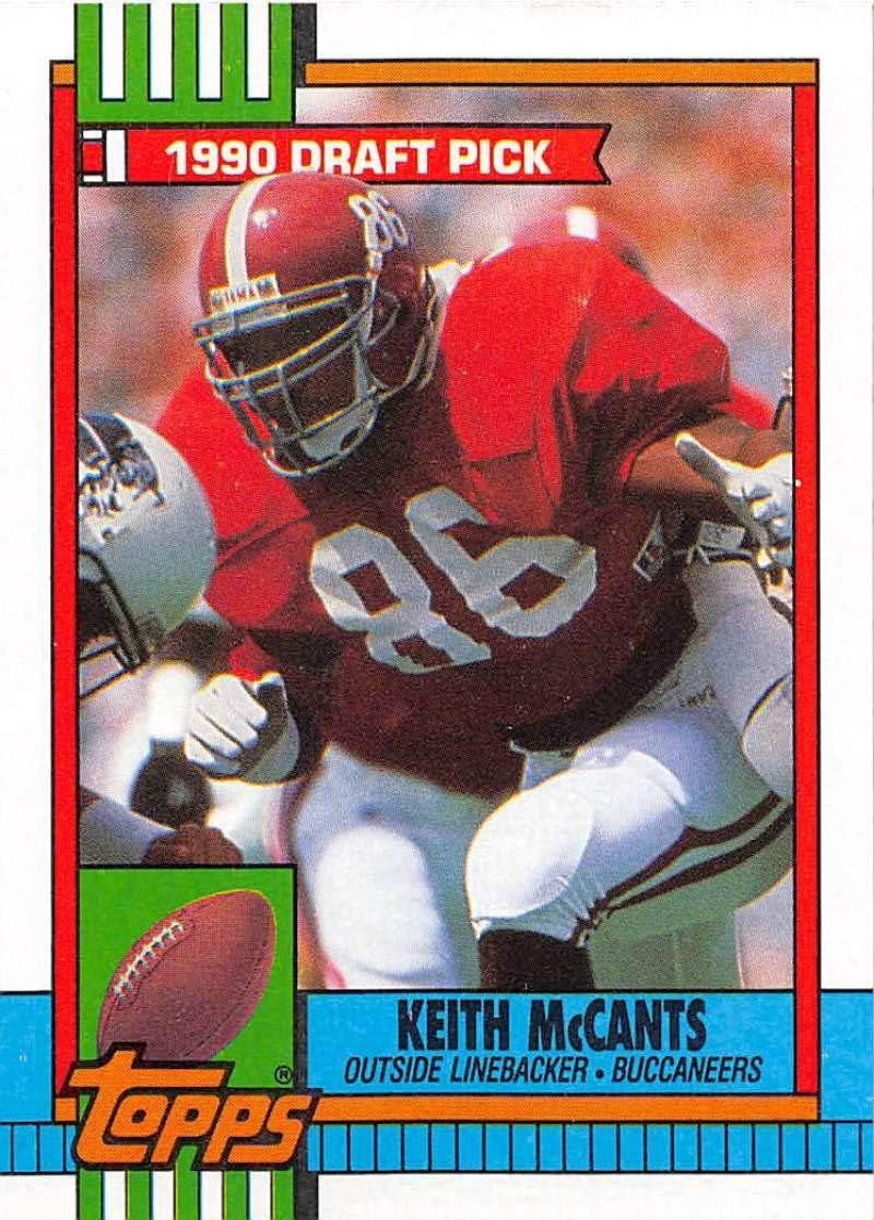 Amazon.com: 1990 Topps Disclaimer Back Football #399 Keith McCants RC ...