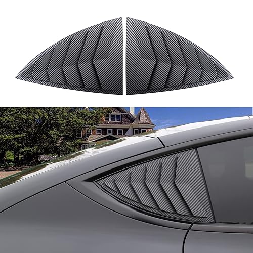 YHCDSEA for Model Y Side Window Louver Cover Sport Style for Tesla ...