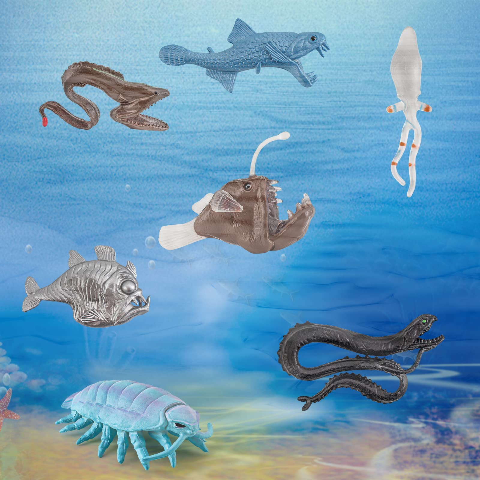 Mua Mini Incredible Sea Creatures Toys for Kids Deep Ocean Animals ...