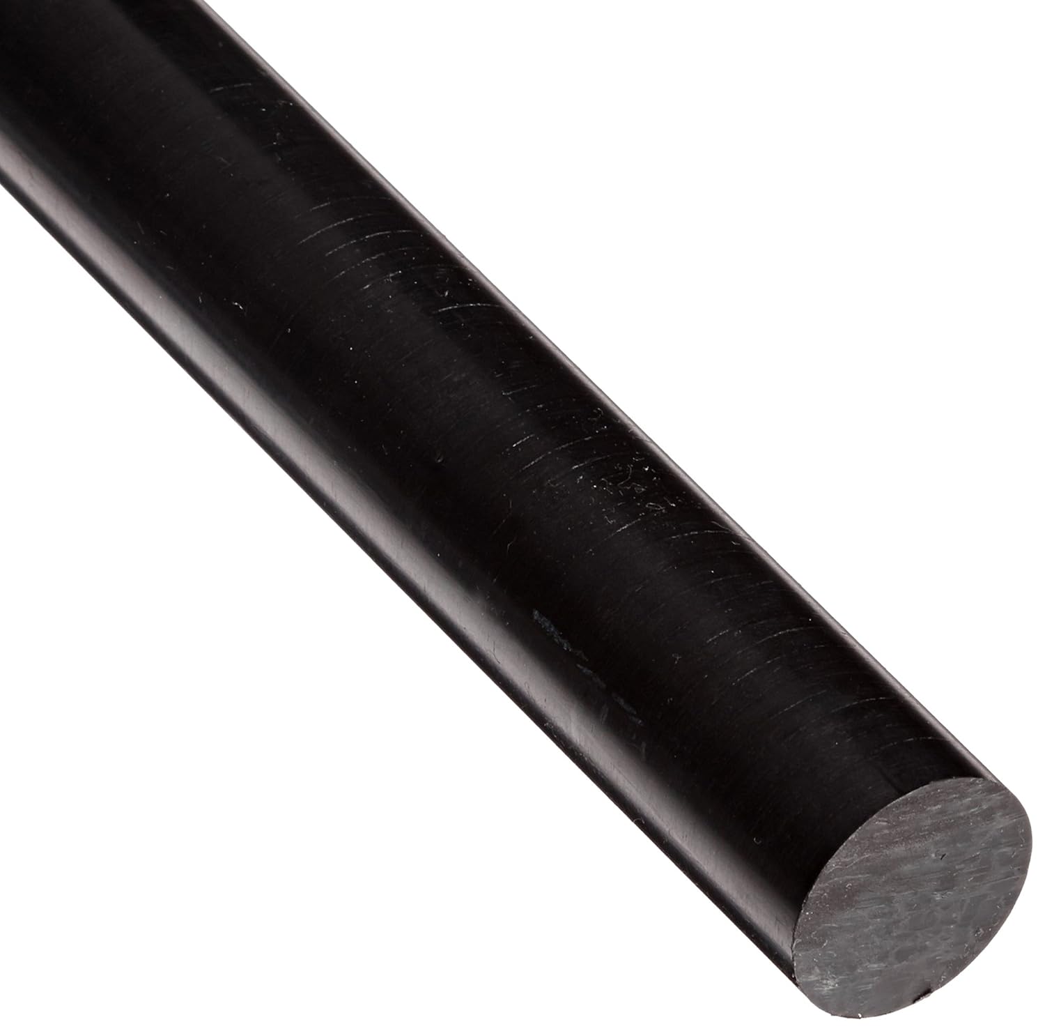 1 Diameter MDS-Filled Nylon Round Rod 1 Length Opaque Black Meets ASTM ...